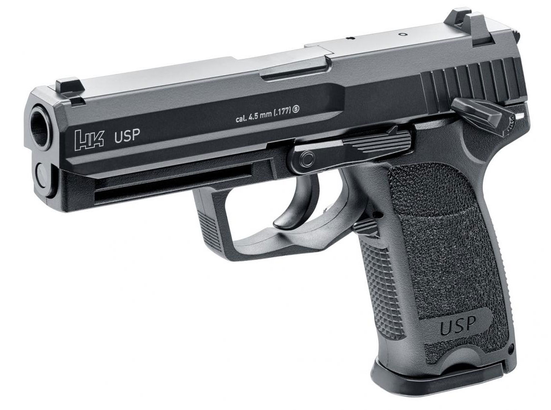 Heckler & Koch USP Blowback - CO2 Luftpistole 4,5 mm Stahlrundkugeln ...