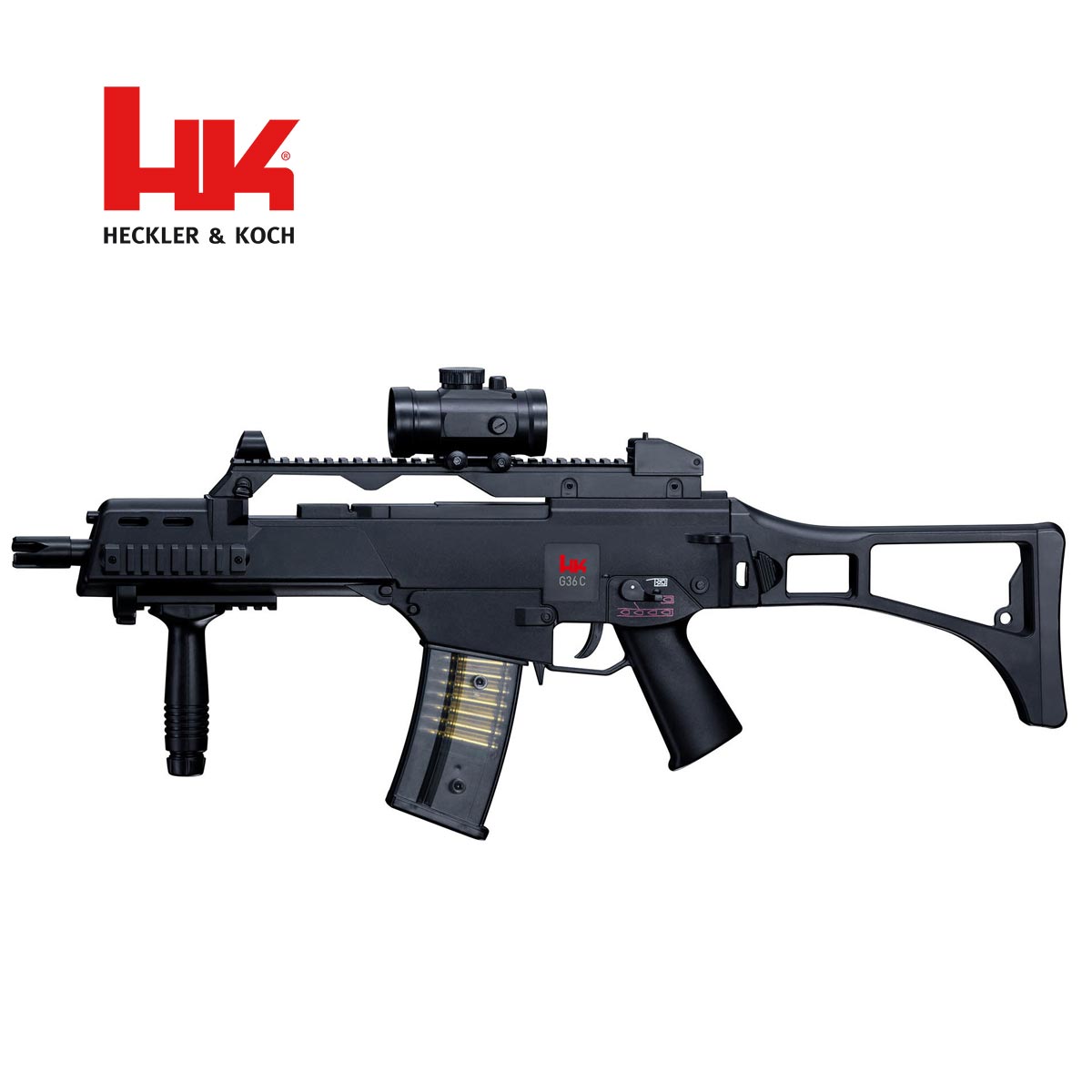 Heckler & Koch G36 C Softair cal. 6 mm BB - schwarz. Luftgewehr-Shop ...