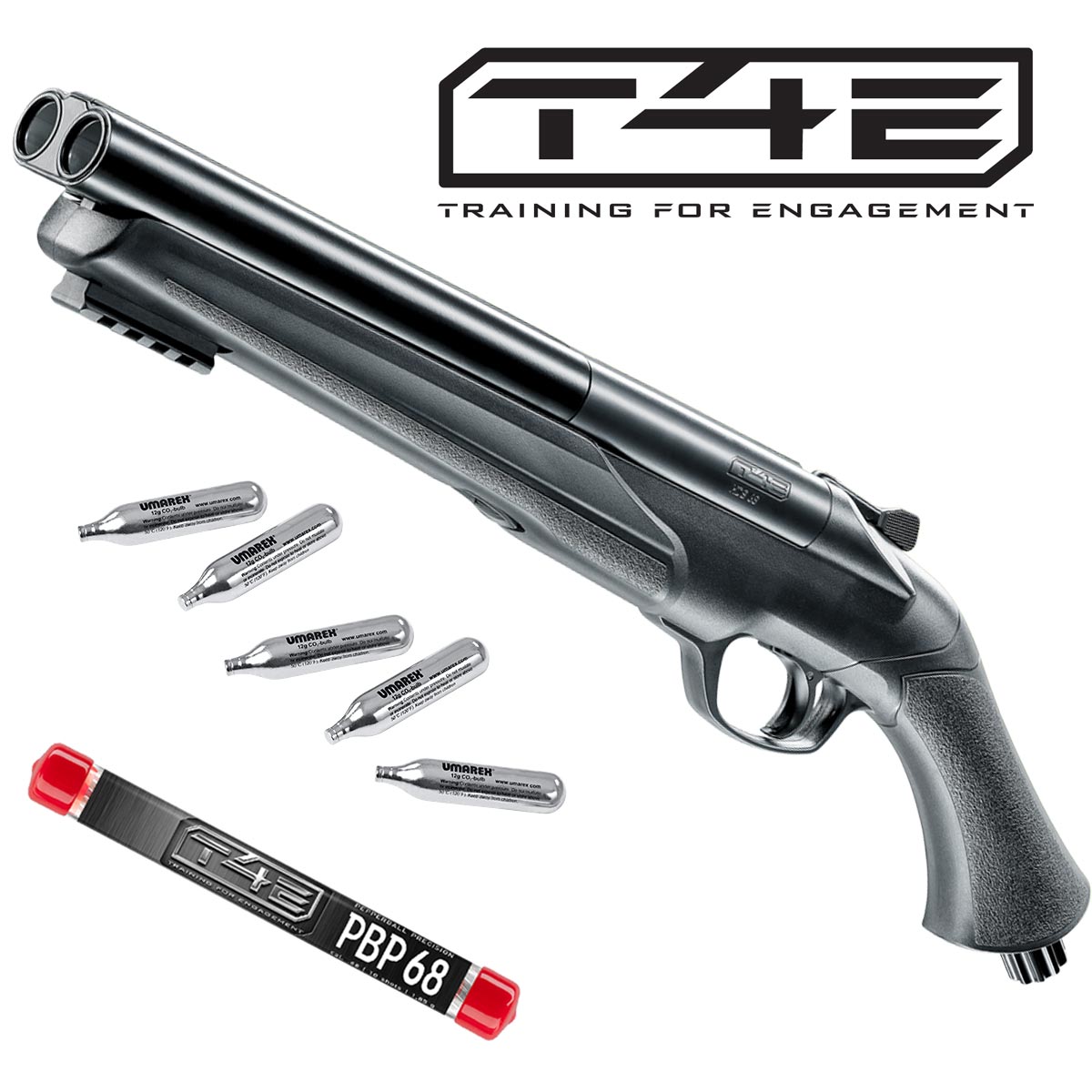 HDS 68 T4E Set - Home Defense Shotgun .68 mit Doppellauf. Luftgewehr ...